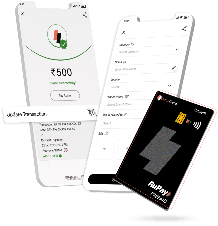 India’s 1st Expense Management Software with UPI | OmniCard